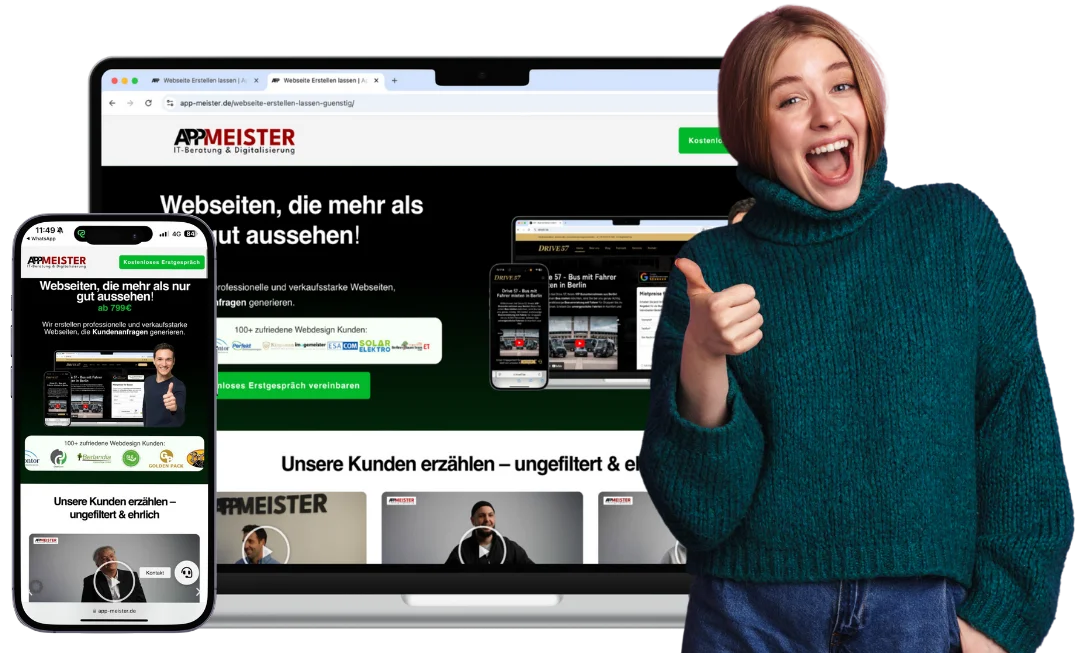 Webseite Erstellen lassen | Appmeister GmbH